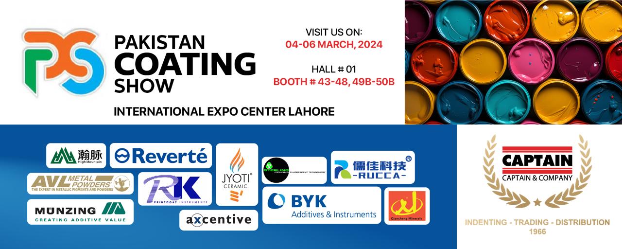 Pakistan Coating Show 2024 – Reverté Minerals